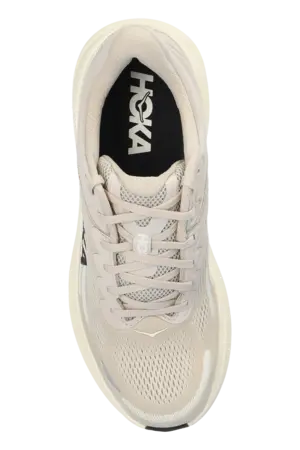 HOKA® Bondi Lace-up Sneakers - Cream