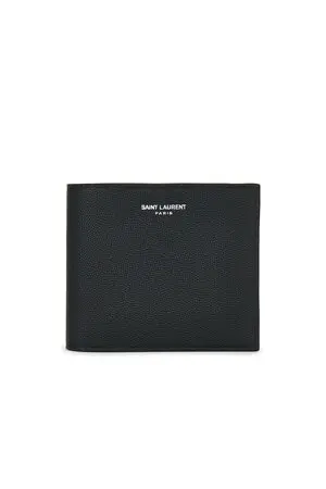 Saint Laurent East West Wallet - Black