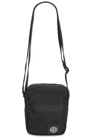 Stone Island Nylon Metal Cross Body Bag - Black