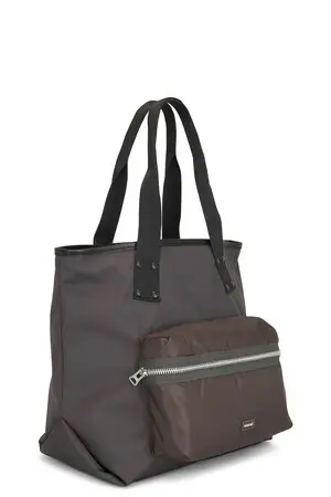 Sacai Pocket Tote Bag Large In Green