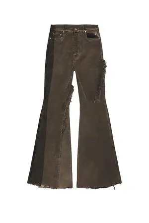 Rick Owens Bolan Bootcut Jean - Dust Combo