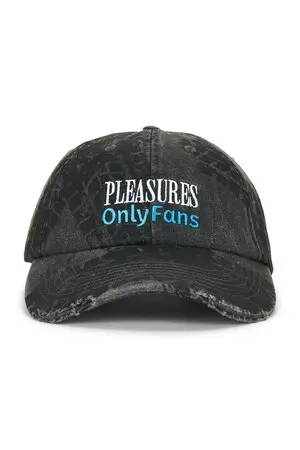 PLEASURES X Onlyfans Lockup Baseball Cap - Black