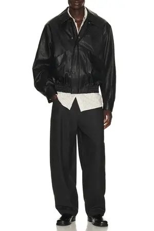 LE17SEPTEMBRE Faux Leather Zip Blouson