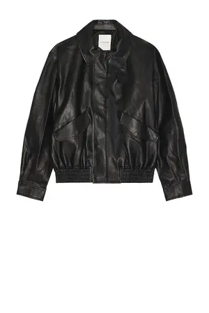 LE17SEPTEMBRE Faux Leather Zip Blouson