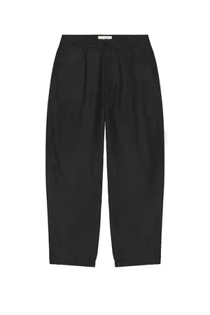 LE17SEPTEMBRE Wool Curved Trousers - Charcoal