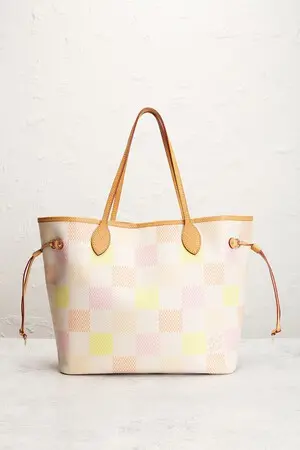 LOUIS VUITTON Damierlicious Neverfull Mm Tote Bag
