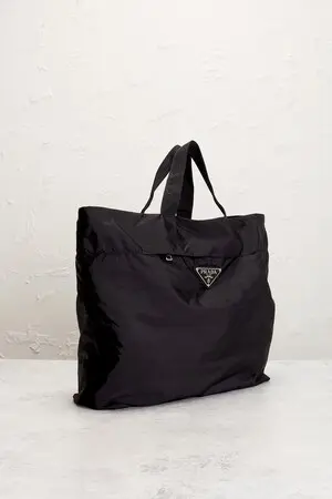 Prada Tessuto Shopping Tote Bag