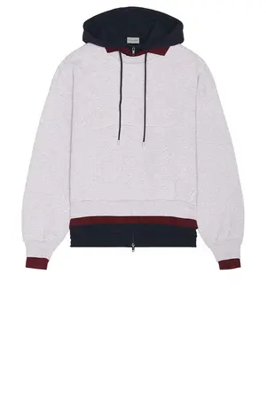 Balenciaga Layered Crewneck Sweater In Grey