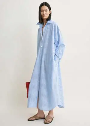 TOTEME Striped Shirtdress