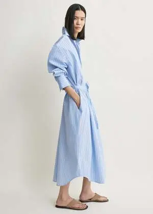 TOTEME Striped Shirtdress
