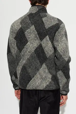 Moncler Cardigan With Logo Patch