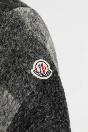 Moncler Cardigan With Logo Patch
