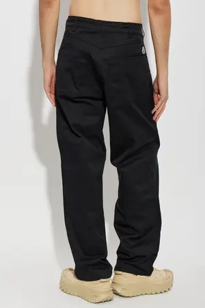 Moncler Pants With Logo Patch