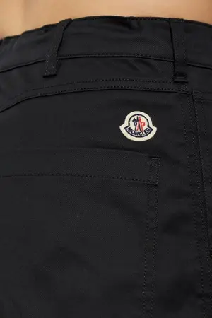 Moncler Pants With Logo Patch