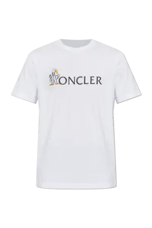Moncler T-shirt With Logo - White