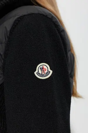 Moncler Quilted Knit Cardigan
