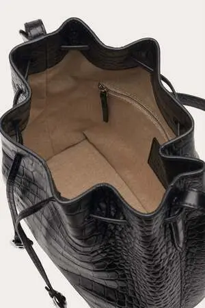 LIFFNER Charm Bucket Small Croc