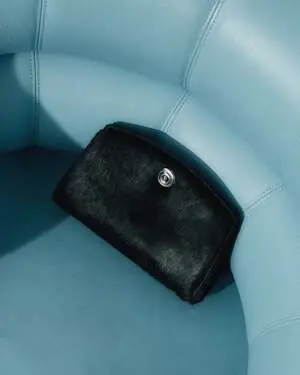 LIFFNER Pushlock Clutch Hair Calf - Black