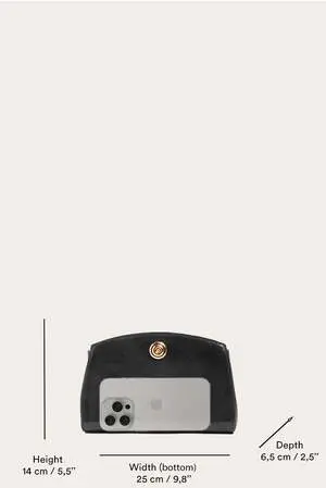 LIFFNER Pushlock Clutch Hair Calf - Black