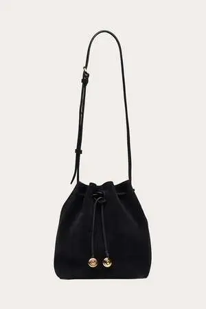 LIFFNER Charm Bucket Small Suede - Black