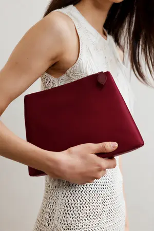 LIFFNER Zip Clutch - Red
