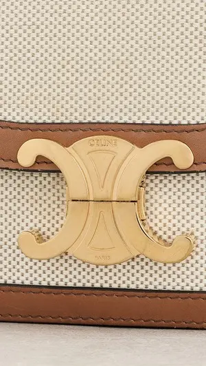 Shopbop Celine Triomphe Canvas Shoulder Bag