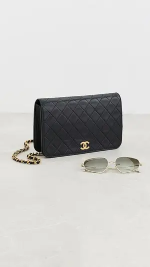 Shopbop Chanel Single Flap Lambskin Wallet On Chain
