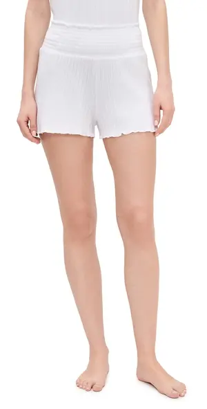 Z Supply Smocked Ribbed Shorts