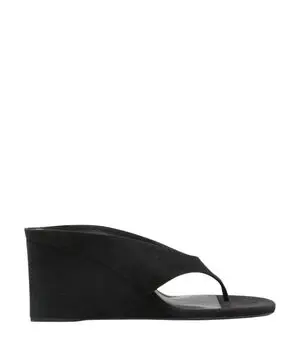 Alaïa 70mm Tong Wedge Sandals - Black