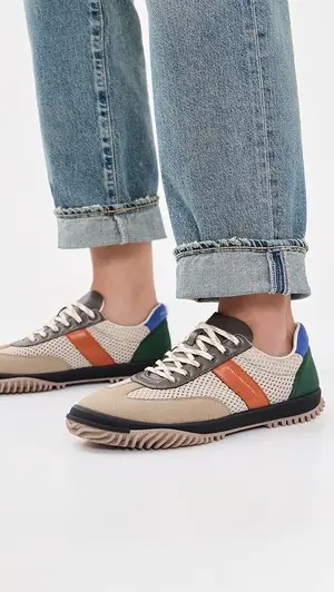 Stella McCartney Suede And Mesh Sneakers