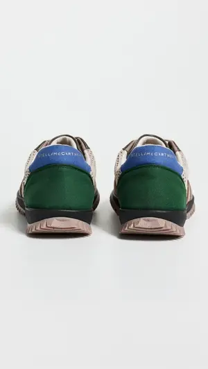 Stella McCartney Suede And Mesh Lace-up Sneakers - Multi Mix