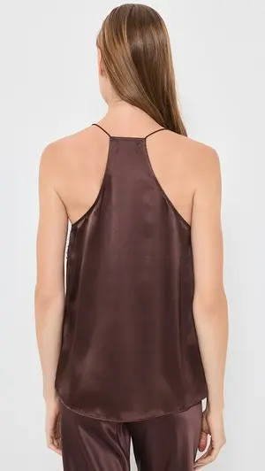 Cami Nyc Racer Silk Charmeuse Camisole