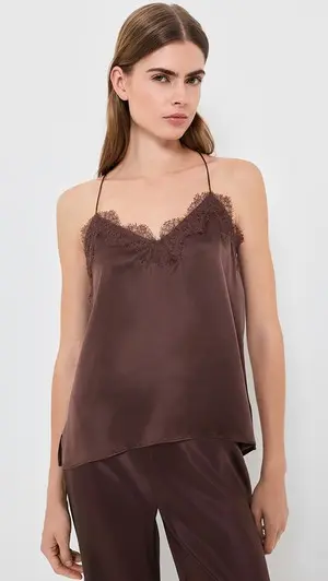 Cami Nyc Racer Silk Charmeuse Camisole