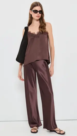 Cami Nyc Racer Silk Charmeuse Camisole