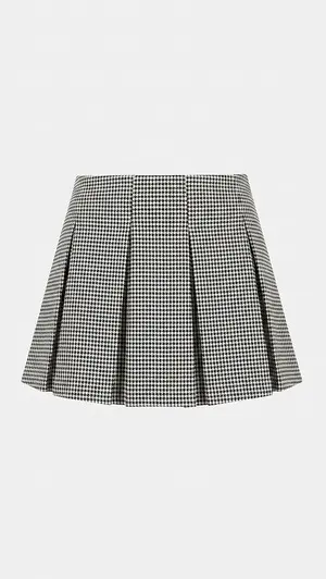 Alice + Olivia Emilie Pleated Mini Skirt