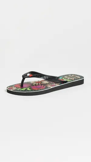 Havaianas Top Begonia Heart Flip Flops
