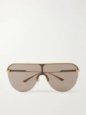 Bottega Veneta Long Ribbon Aviator-style Sunglasses