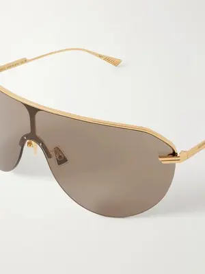 Bottega Veneta Long Ribbon Aviator-style Sunglasses