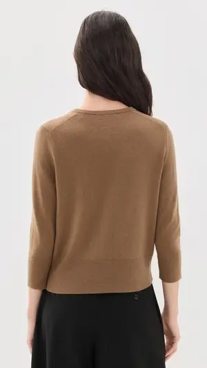 Vince Metal Button Cardigan - Canyon