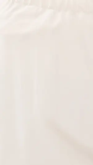 LA LIGNE Colby Poplin Wide Leg Pants - Bone