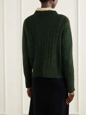 ALLUDE Cashmere And Silk-blend Sweater