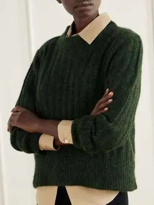 ALLUDE Cashmere And Silk-blend Sweater