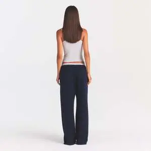 SKIMS Cotton Fleece Oversized Straight Leg Pants