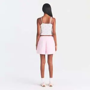 SKIMS Cotton Fleece Double Waistband Short - Cherry Blossom