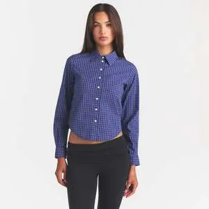 SKIMS Shrunken Button Up Shirt