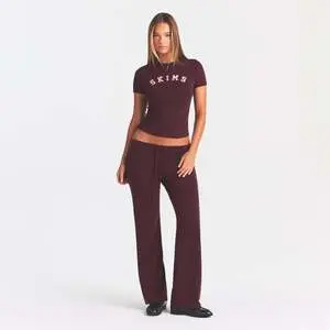 SKIMS Cotton Jersey Straight Leg Pant
