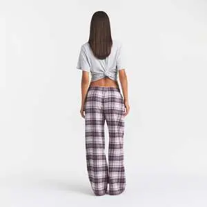 SKIMS Flannel Plaid Oversized Pants
