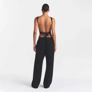 SKIMS Cotton Fleece Oversized Straight Leg Pants