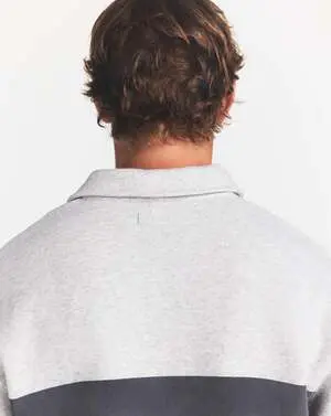 SKIMS Rugby Polo | Grey | | Fleece Lounge - Light Heather Grey