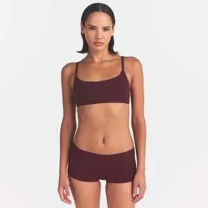SKIMS Scoop Bralette | Red | | Fits Everybody